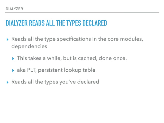 Elixir and Dialyzer, Types and Typespecs, using and understanding them ...