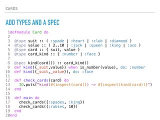 Elixir and Dialyzer, Types and Typespecs, using and understanding them | PDF