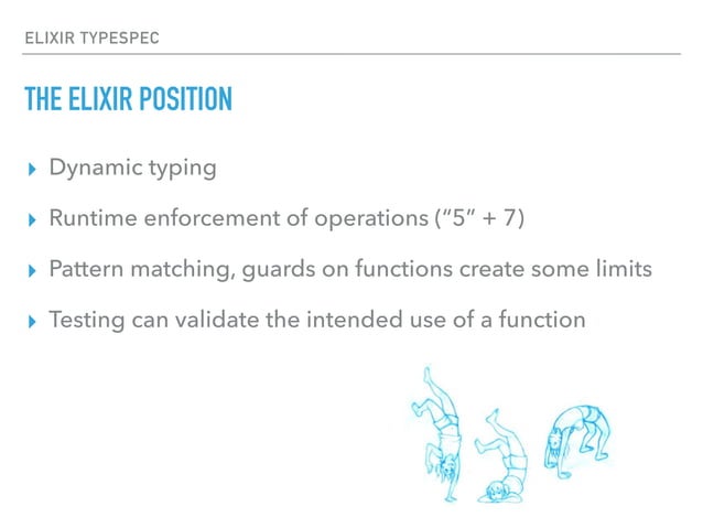 Elixir and Dialyzer, Types and Typespecs, using and understanding them | PPT