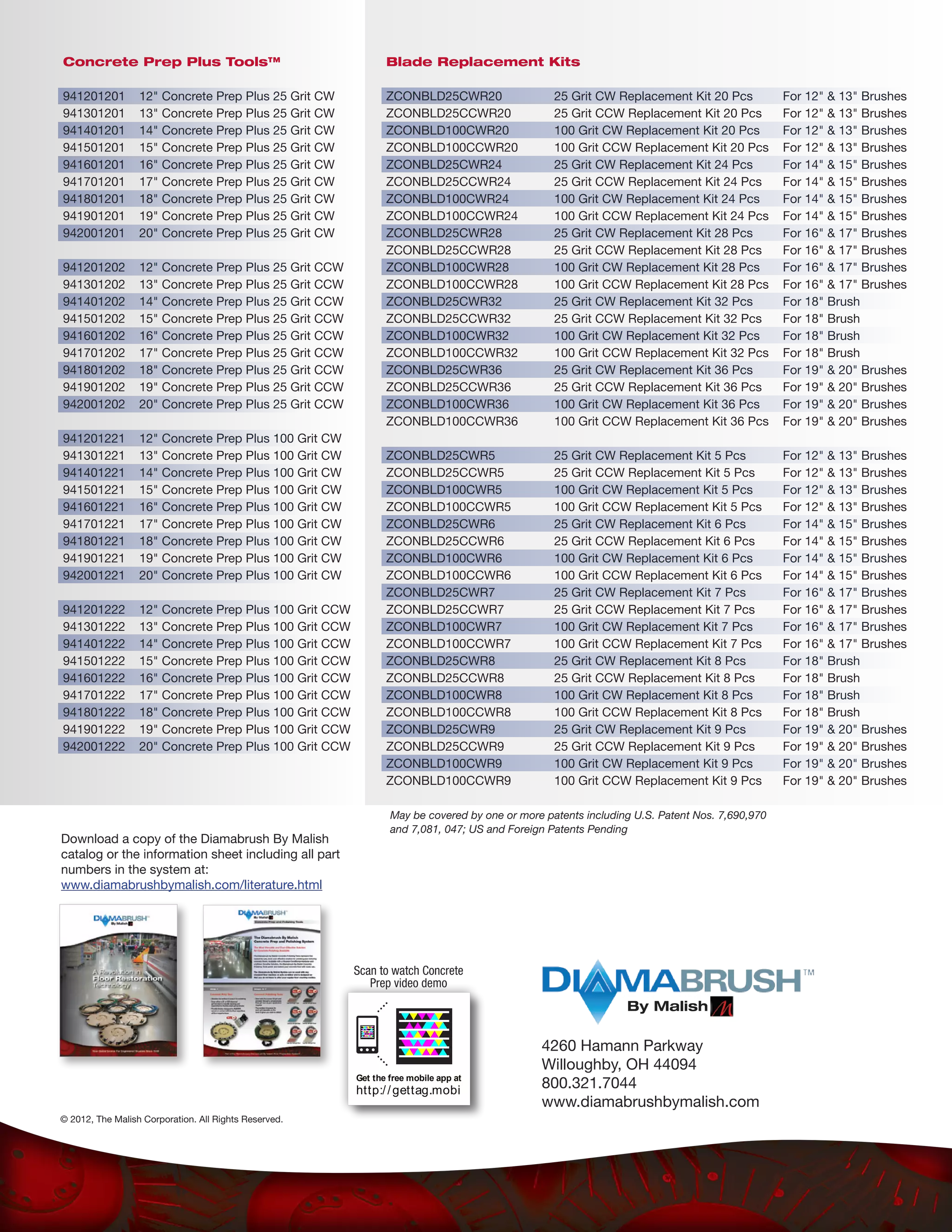 Diamabrush Concrete Plus Prep Tool 6 18 | PDF