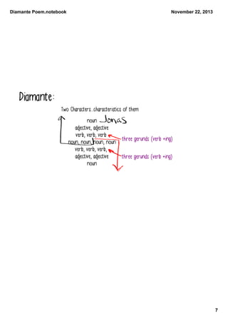 Diamante poem | PDF | Poetry | Books and Literature