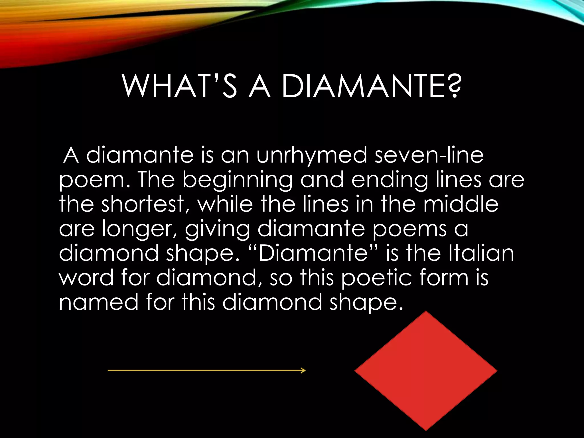 Diamantes | PPTX