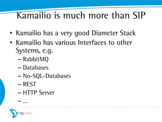 Diameter Processing with Kamailio | PPT