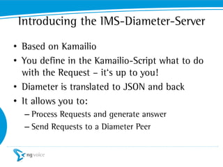 Diameter Processing with Kamailio | PPT