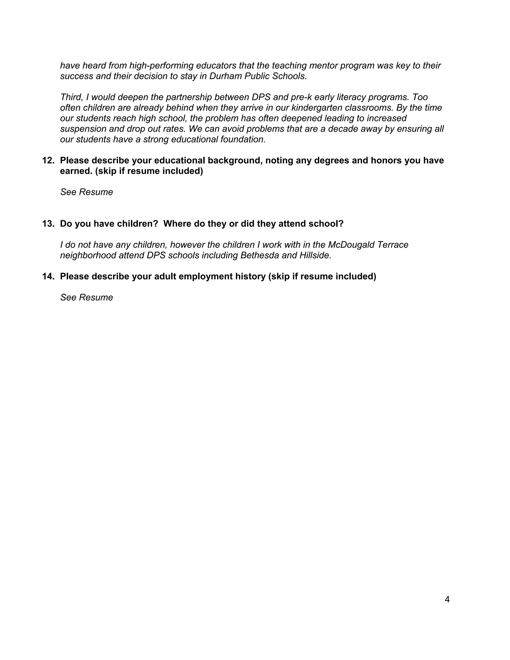 Sendolo Diaminah 2014 PA-PAC Questionnaire | PDF