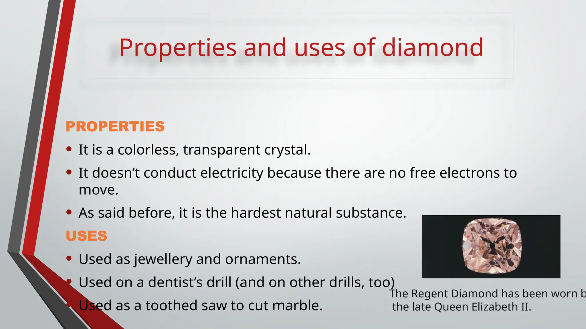 DIAMOND.pptx group work from igcse chemistry | PPT