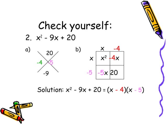 Box Method Factoring | PPT