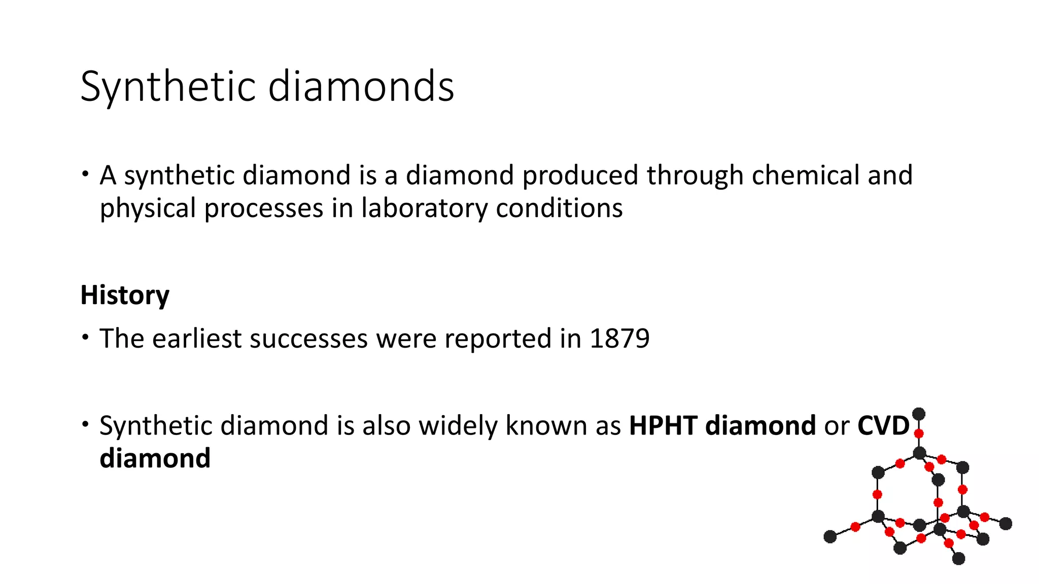Diamond as a material | PPTX
