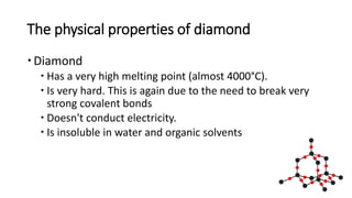 Diamond as a material | PPTX