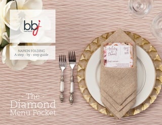 How To: The Diamond Menu Fold | PPT