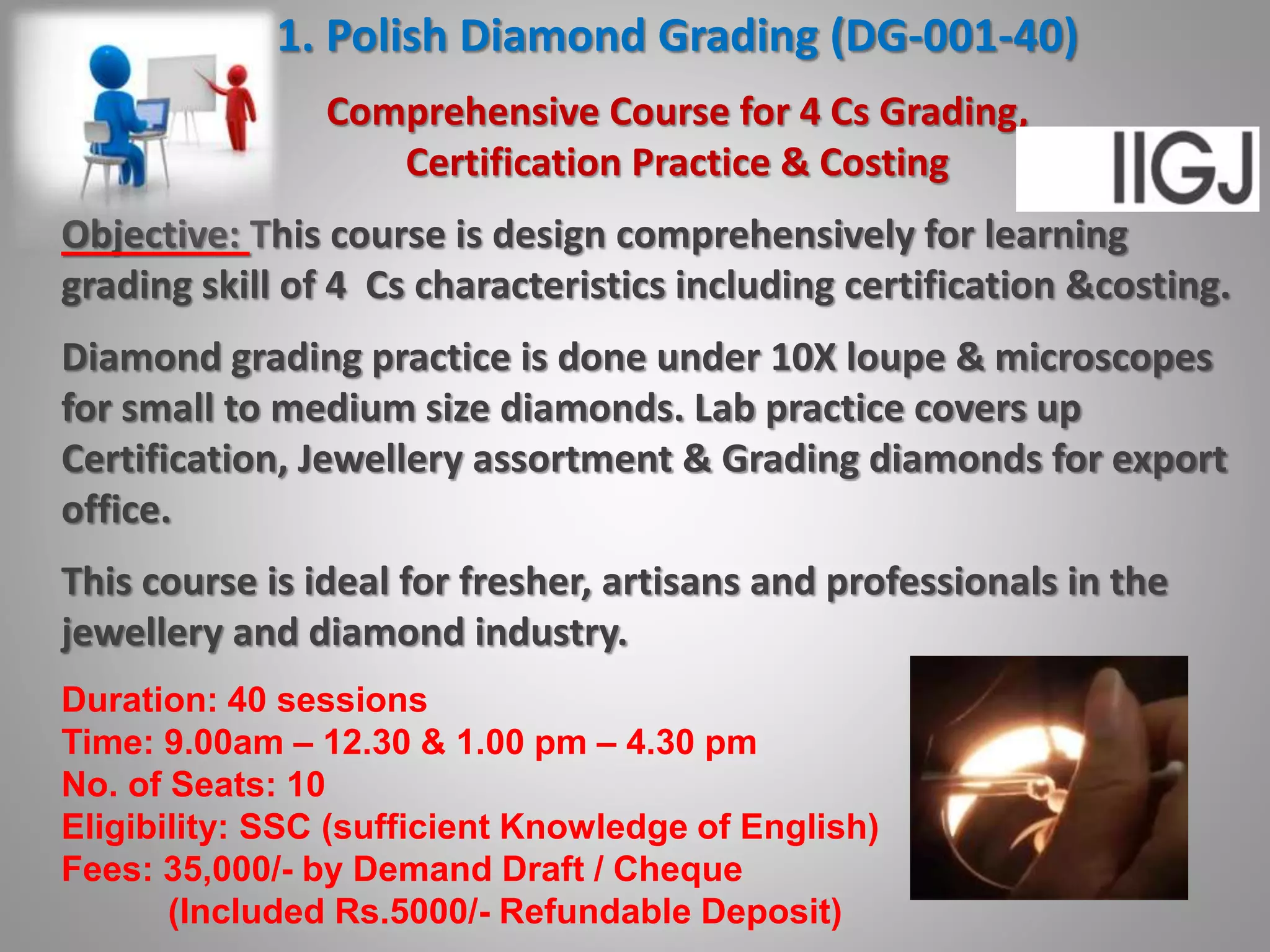 Diamond grading professionals | PPTX