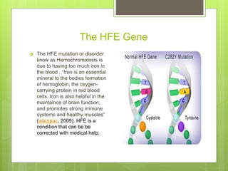 DIAMOND C. JACOBS SPEAKS ON hemochromatosis. | PPT