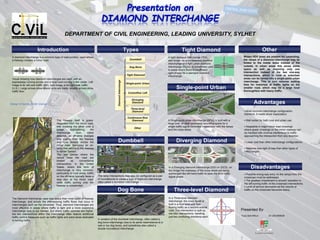 Diamond interchange | PPT