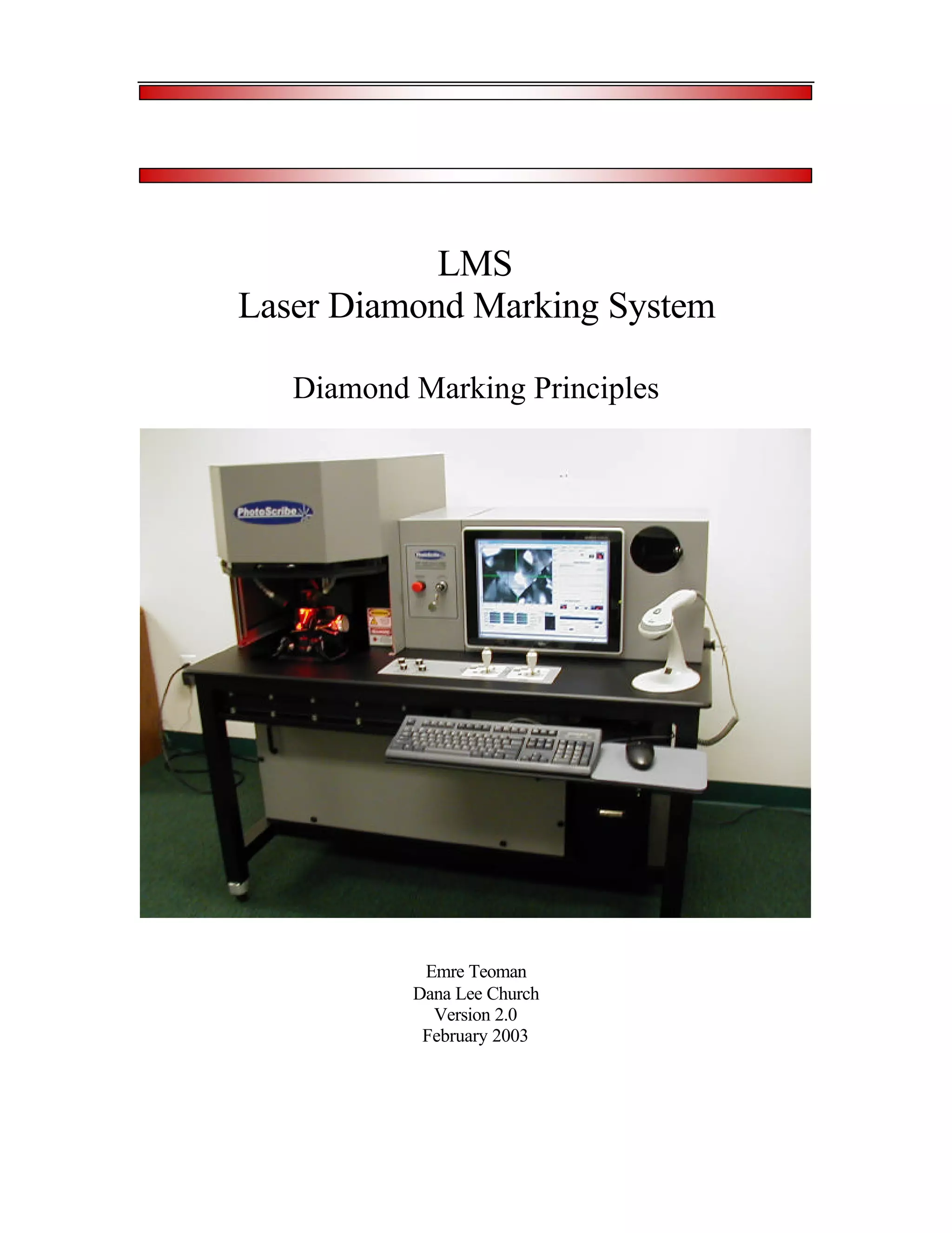TeoSys - Diamond Marking Principles | PDF
