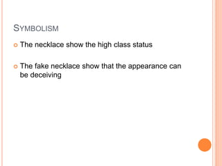 Diamond necklace analysis | PPTX