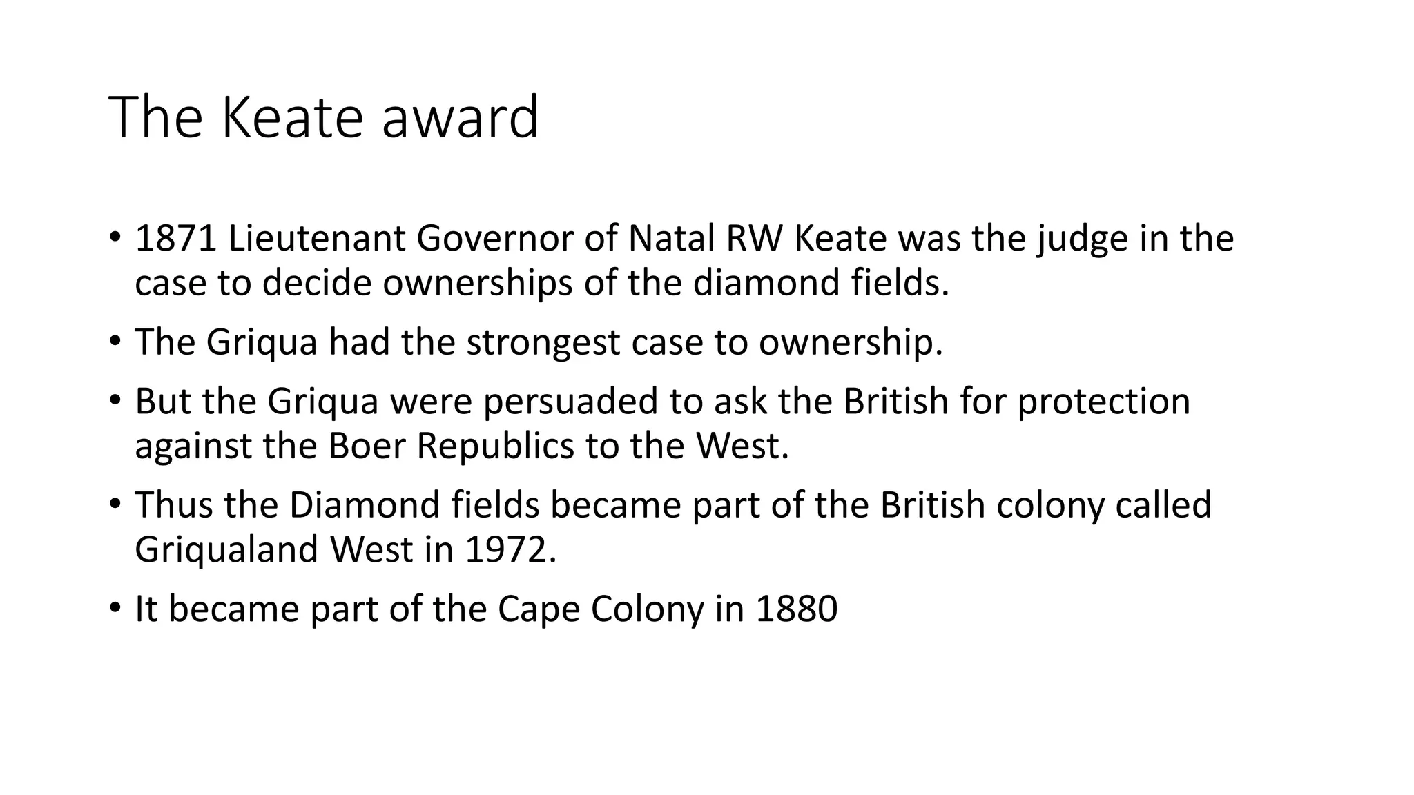 Diamonds in south Africa. | PPTX