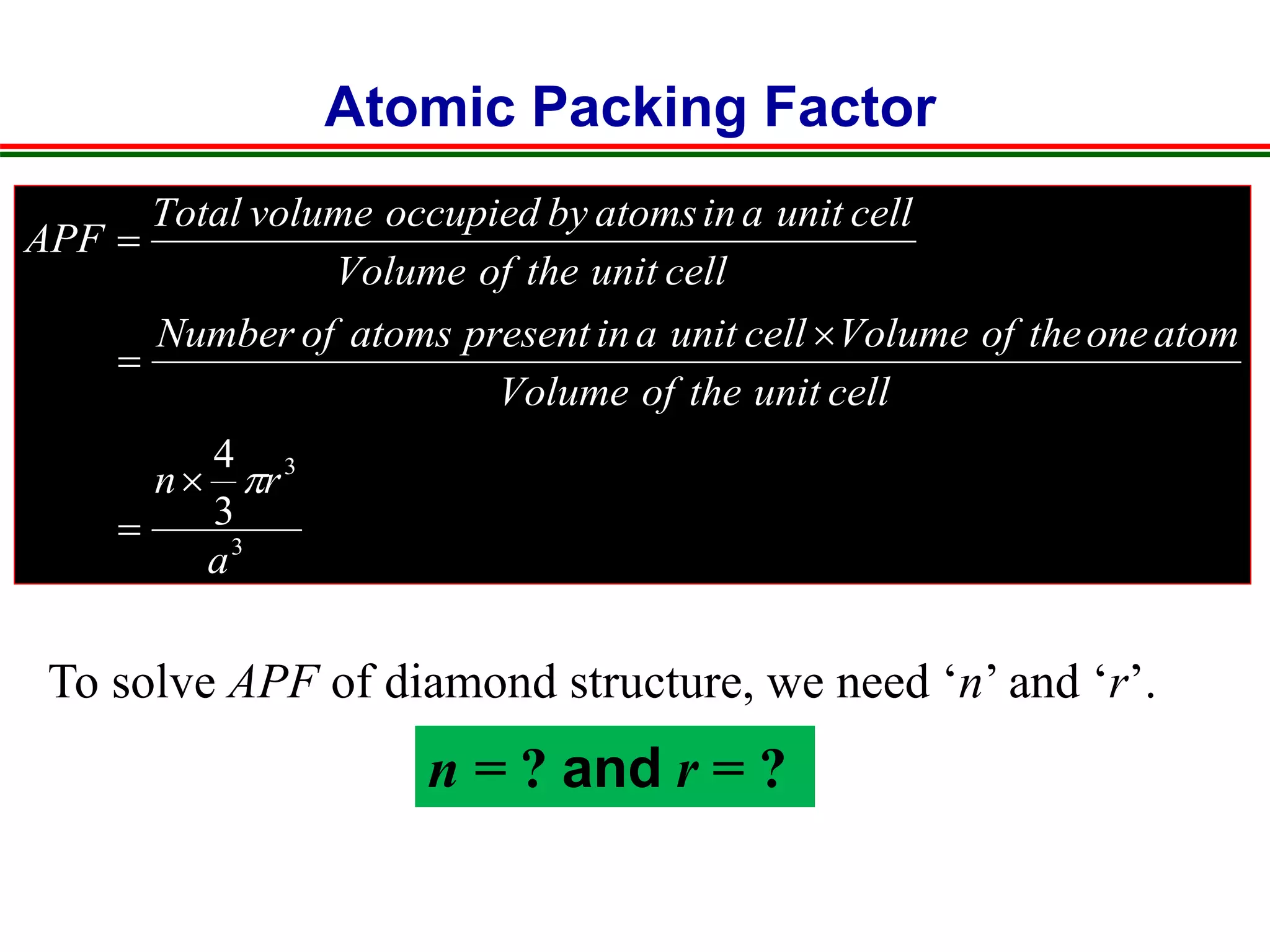 Diamond Structure | PPTX