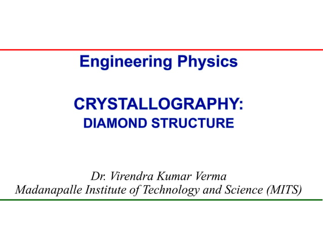 Diamond Structure | PPTX