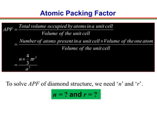 Diamond Structure | PPTX