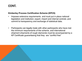 Diamond supply chain | PPTX