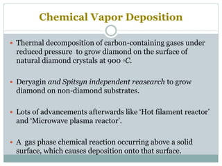 Diamond thin films | PPTX