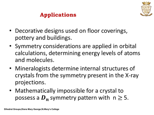 Mathematics-Dihedral Groups | PPTX