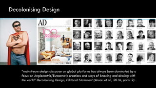 Decolonising Design with Indigenous Artisans in Mexico for ethical ...