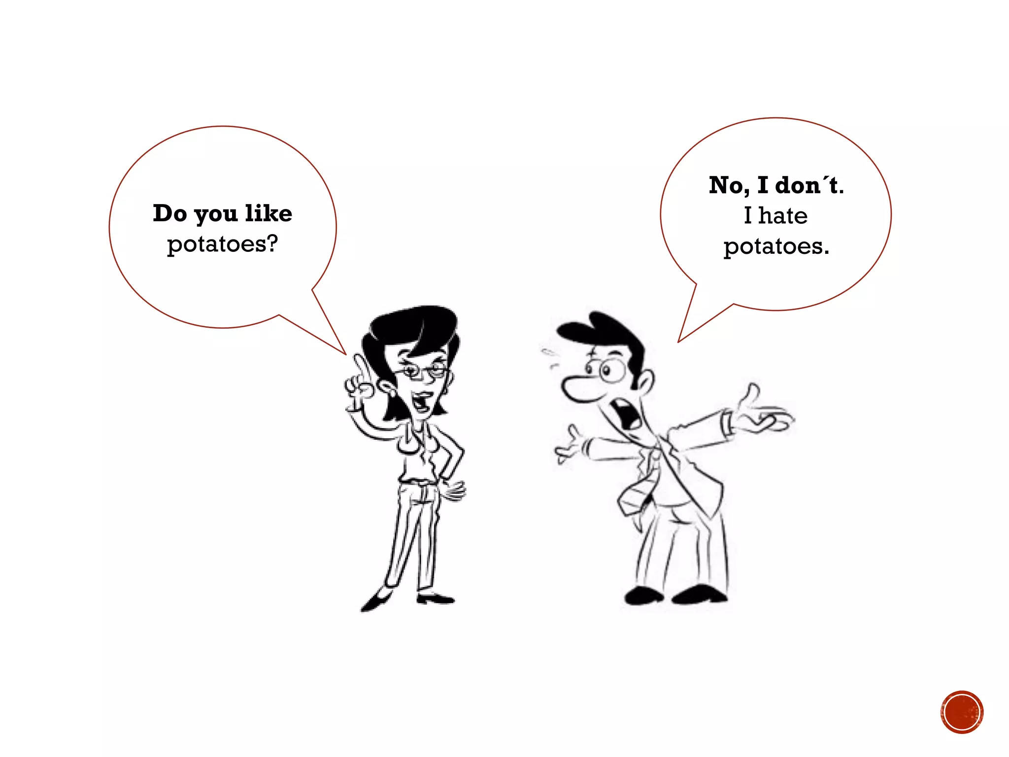 Present simple, likes and dislikes, food vocabulary. | PDF