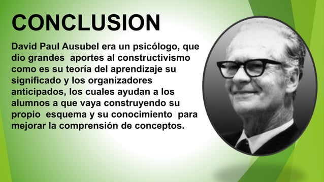 TEORIA DE DAVID AUSUBEL | PPT