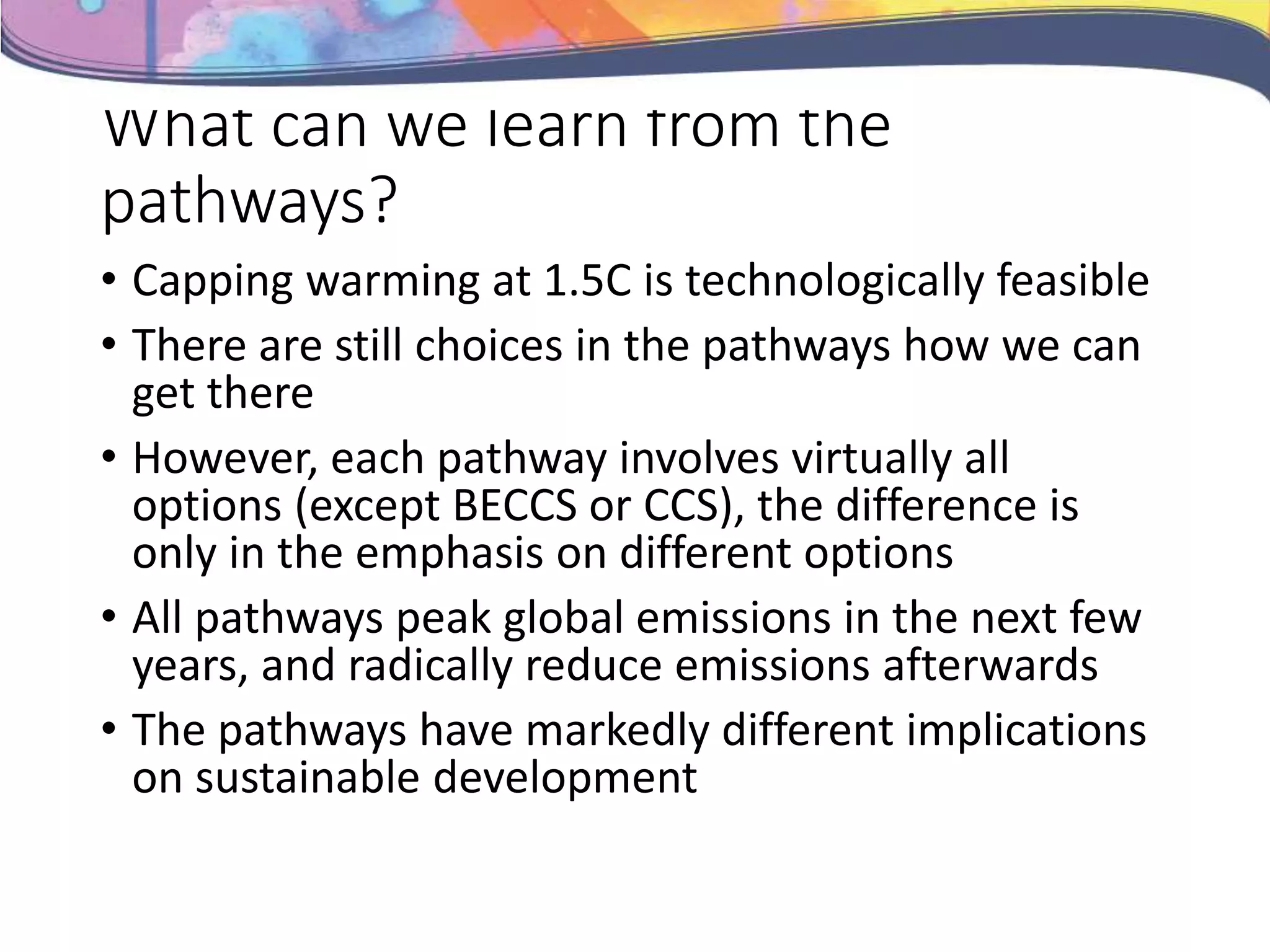 Emission Pathways and System Transitions Consistent with 1.5°C Global ...