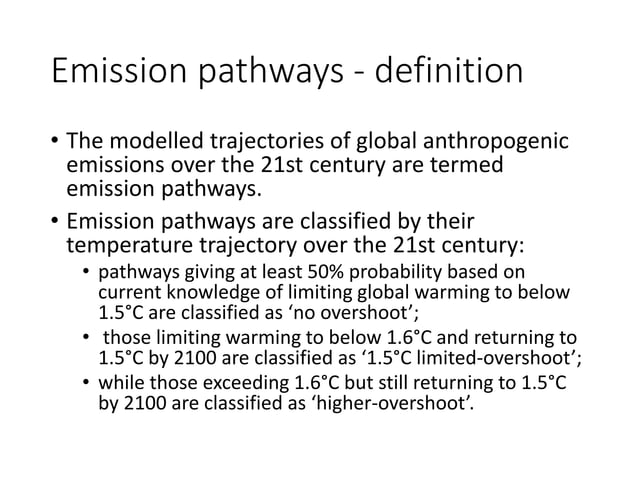 Emission Pathways and System Transitions Consistent with 1.5°C Global ...