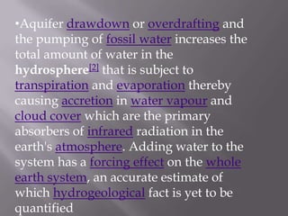 earth's hydrosphere and water pollution | PPTX