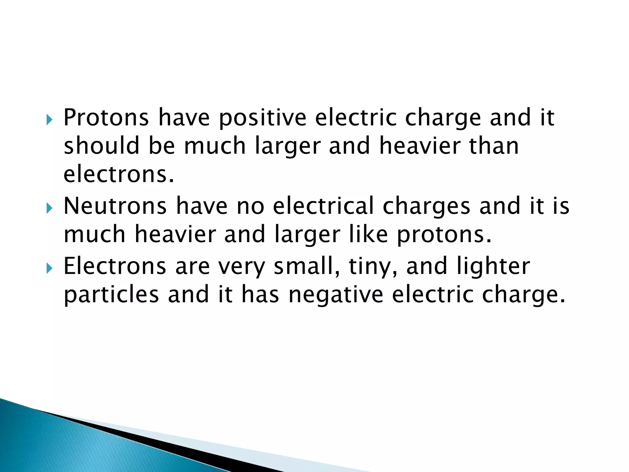 structure and properties of the atom | PPTX
