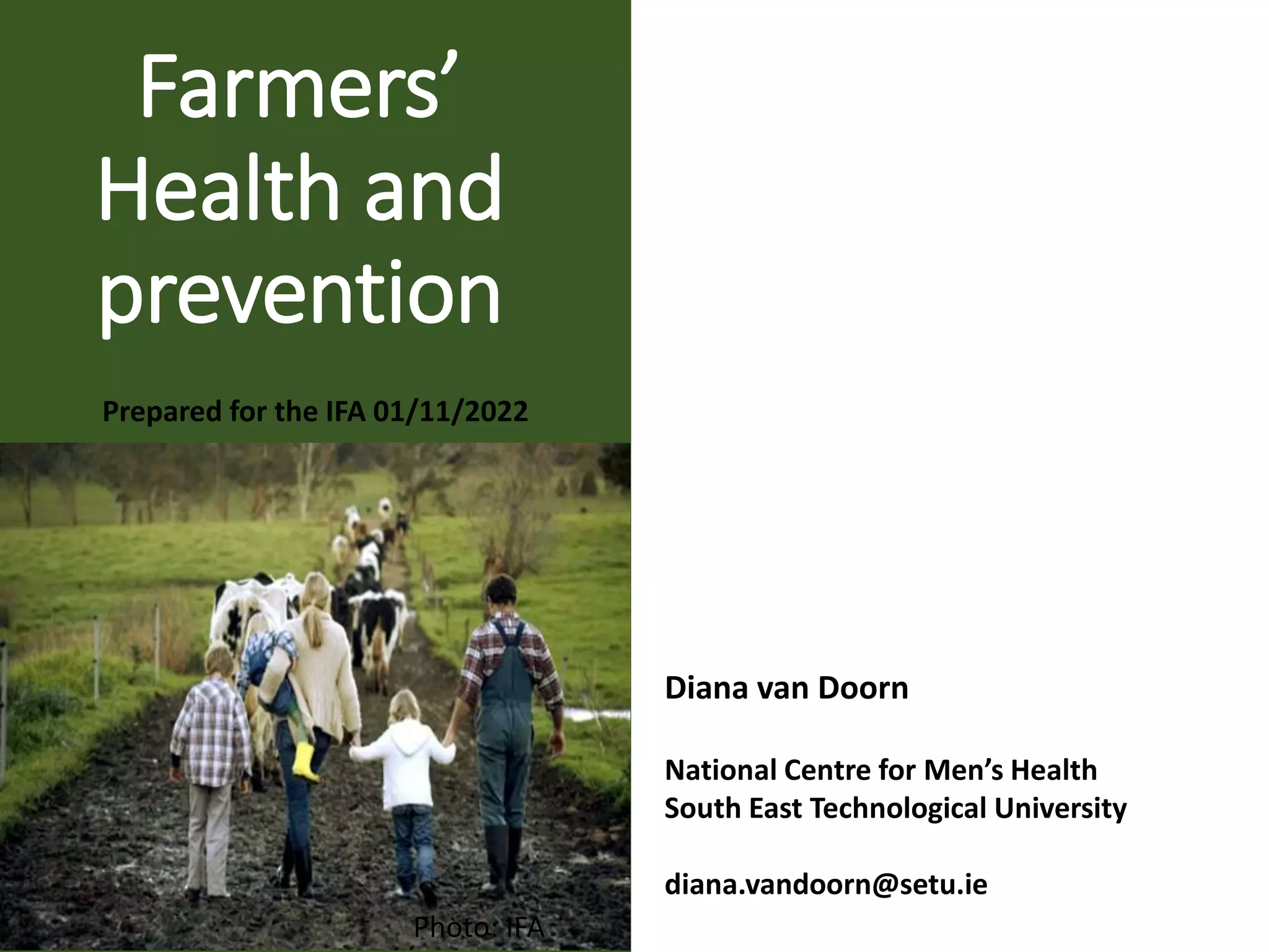 Farmers' Health & Prevention | PPTX