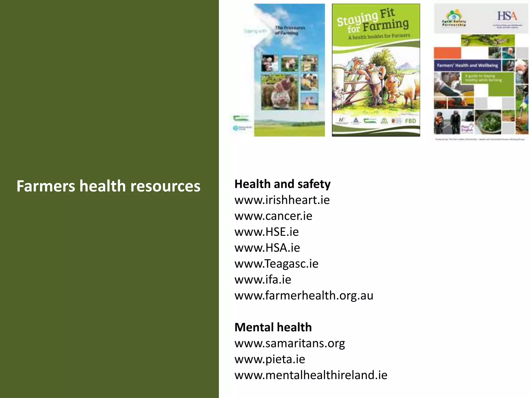 Farmers' Health & Prevention | PPT