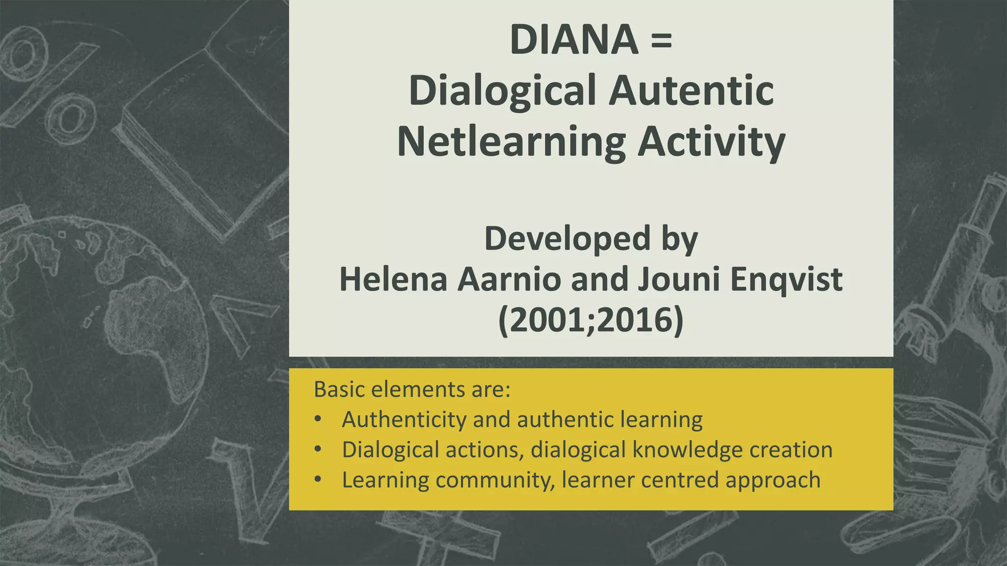 DIANA workshop 29042016 | PPTX