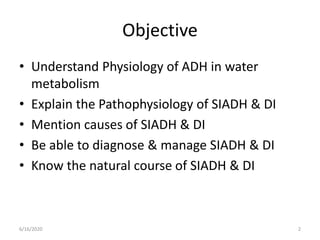 Di and siadh | PPTX