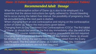 Diane-35 Tablets (Cyproterone Acetate and Ethinyl Estradiol Tablets) | PDF