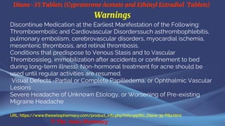 Diane-35 Tablets (Cyproterone Acetate and Ethinyl Estradiol Tablets) | PDF