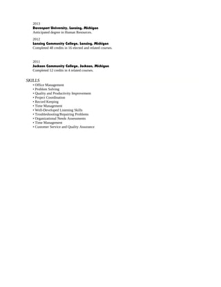 Diane allison resume | PDF