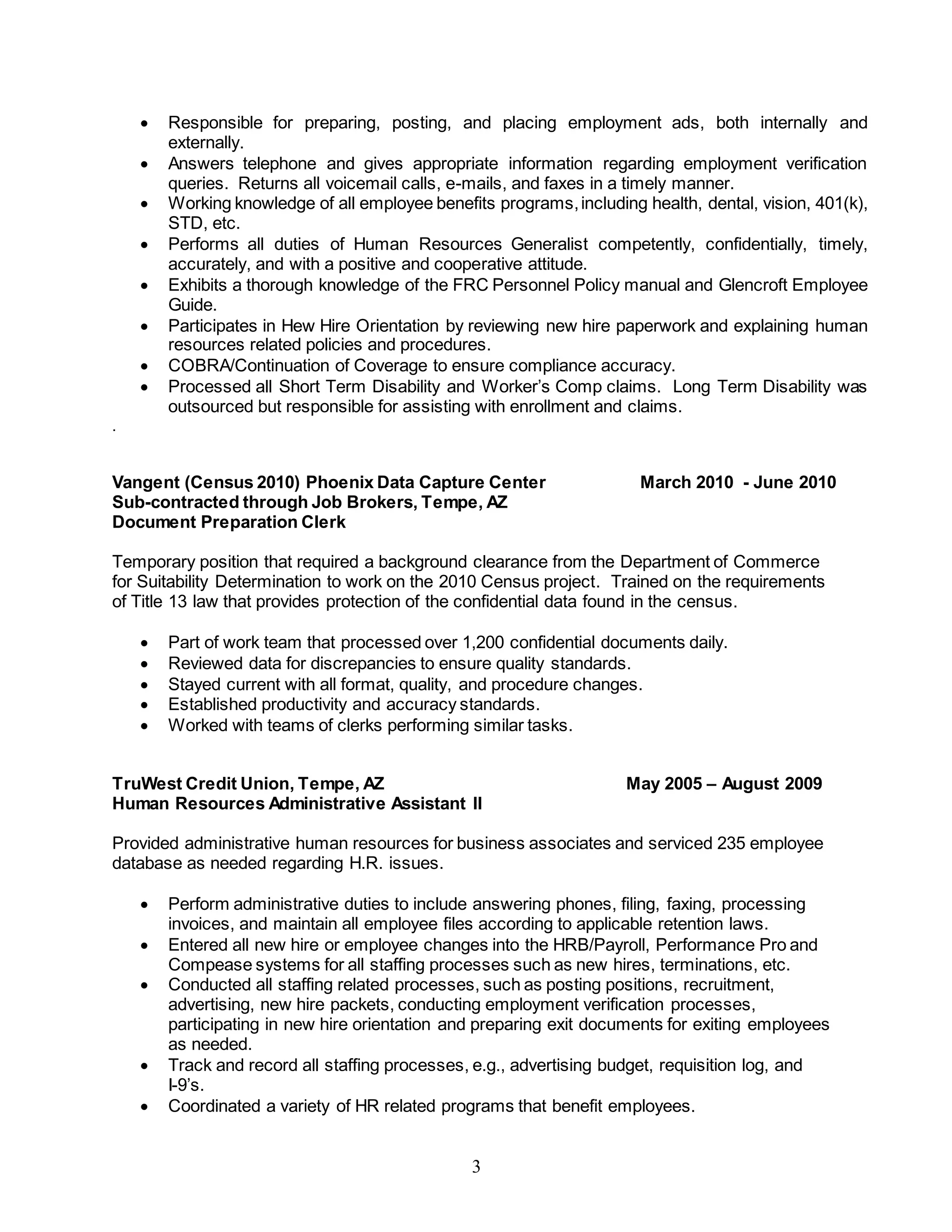 Diane brown's resume | DOCX
