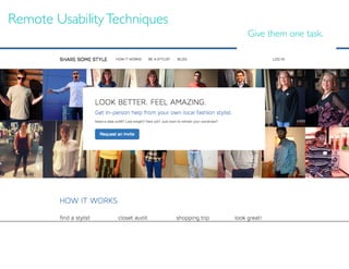 Remote Usability Testing | PPT