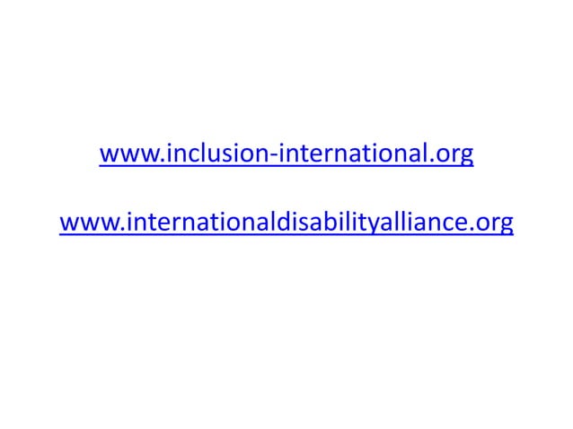 Inclusive Education and Systemic Reform (Russian version) | PPT