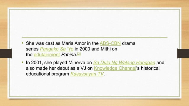 Dianne dela Fuente Biography, Early life, Career.pptx