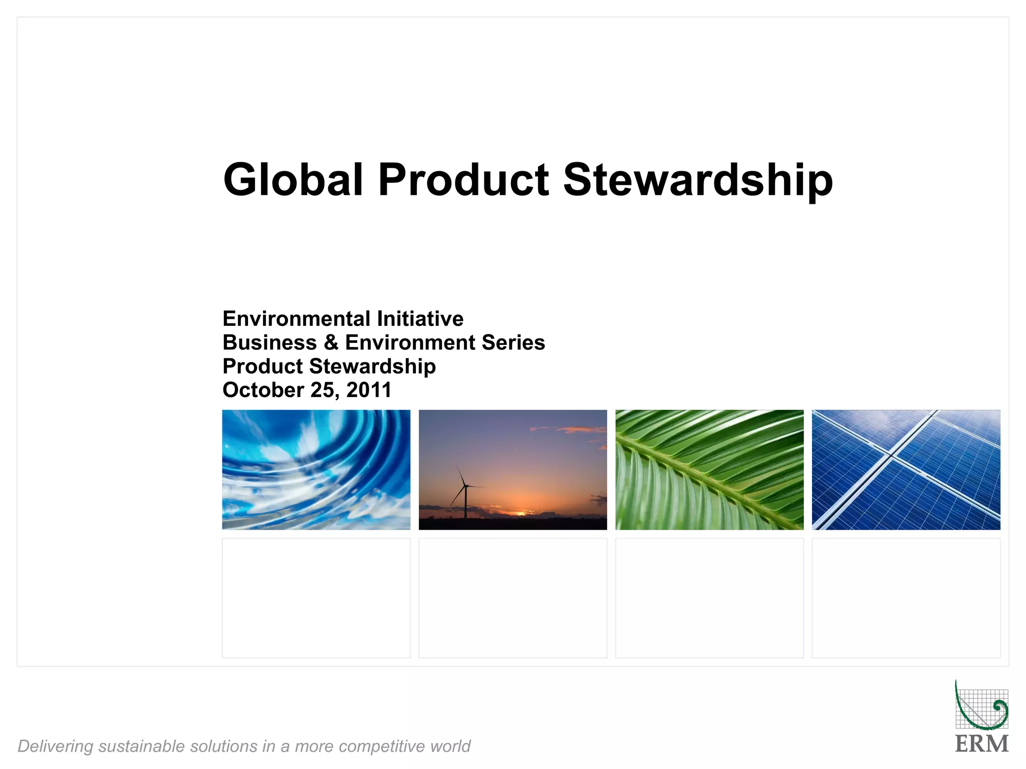 Green - Global Product Stewardship | PPT