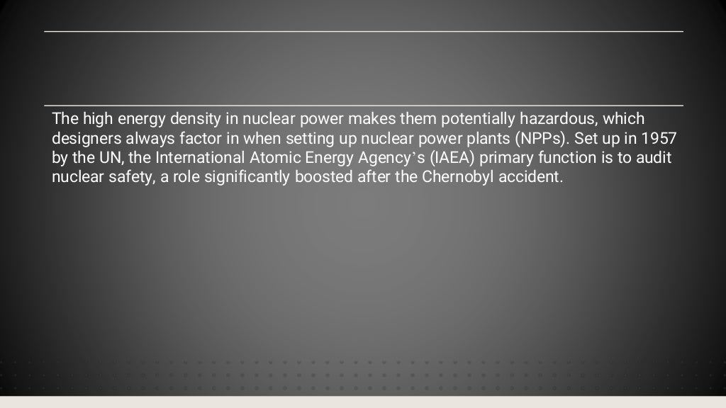Are Nuclear Power Plants Safe?