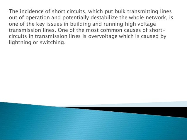 Short Circuit of Transmission Lines - How is this Prevented? | PPTX