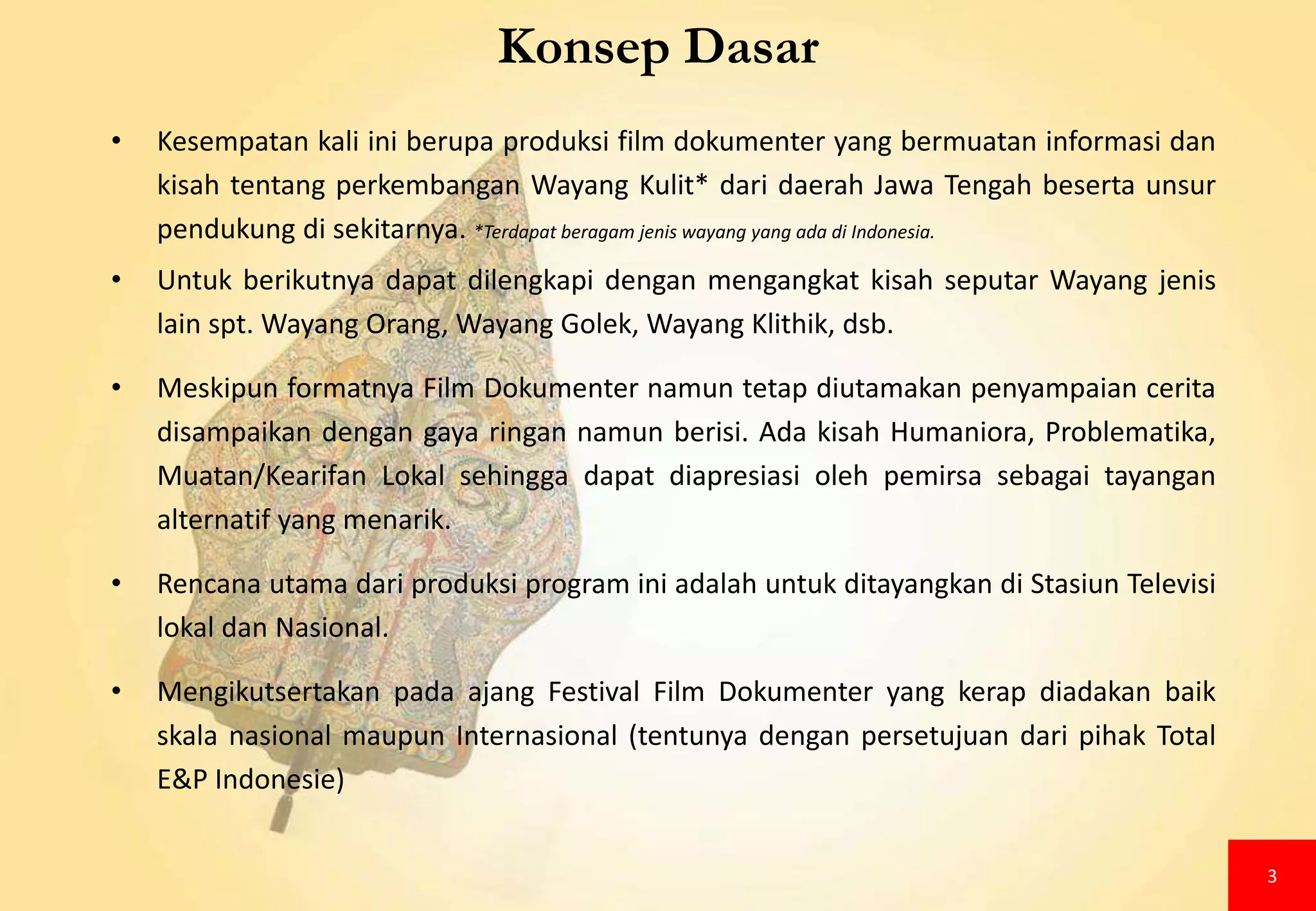 Proposal Produksi Film Dokumenter | PPTX
