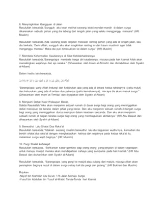 Diantara jalan menuju surga yang ringan dan mudah | DOCX