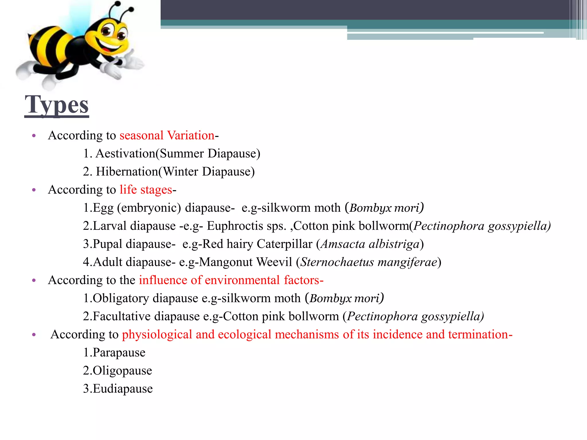 Diapause mechanism in Insects-Bismoy Mohanty | PPTX